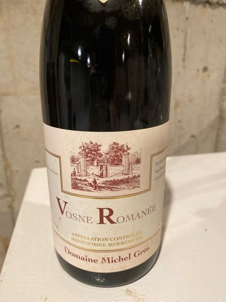 1996 Domaine Michel Gros Vosne-Romanée, France, Burgundy, Côte de Nuits ...