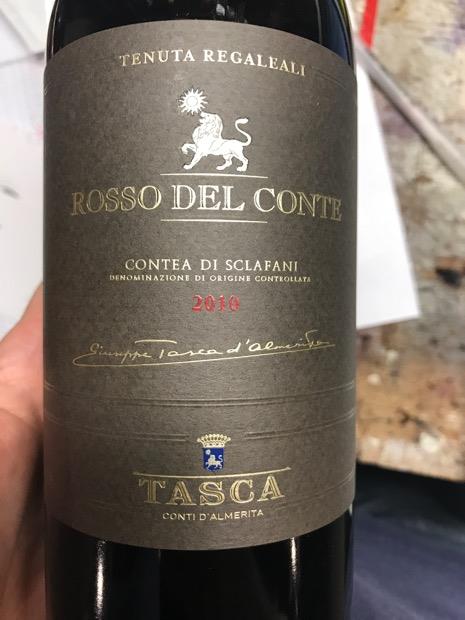 2010 Tasca D'Almerita Regaleali Rosso del Conte, Italy, Sicily, Contea ...