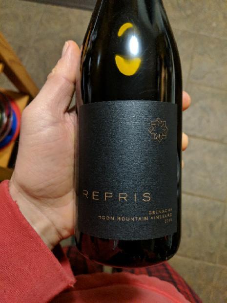 2016 Repris Grenache Moon Mountain Vineyard, USA, California, Sonoma ...