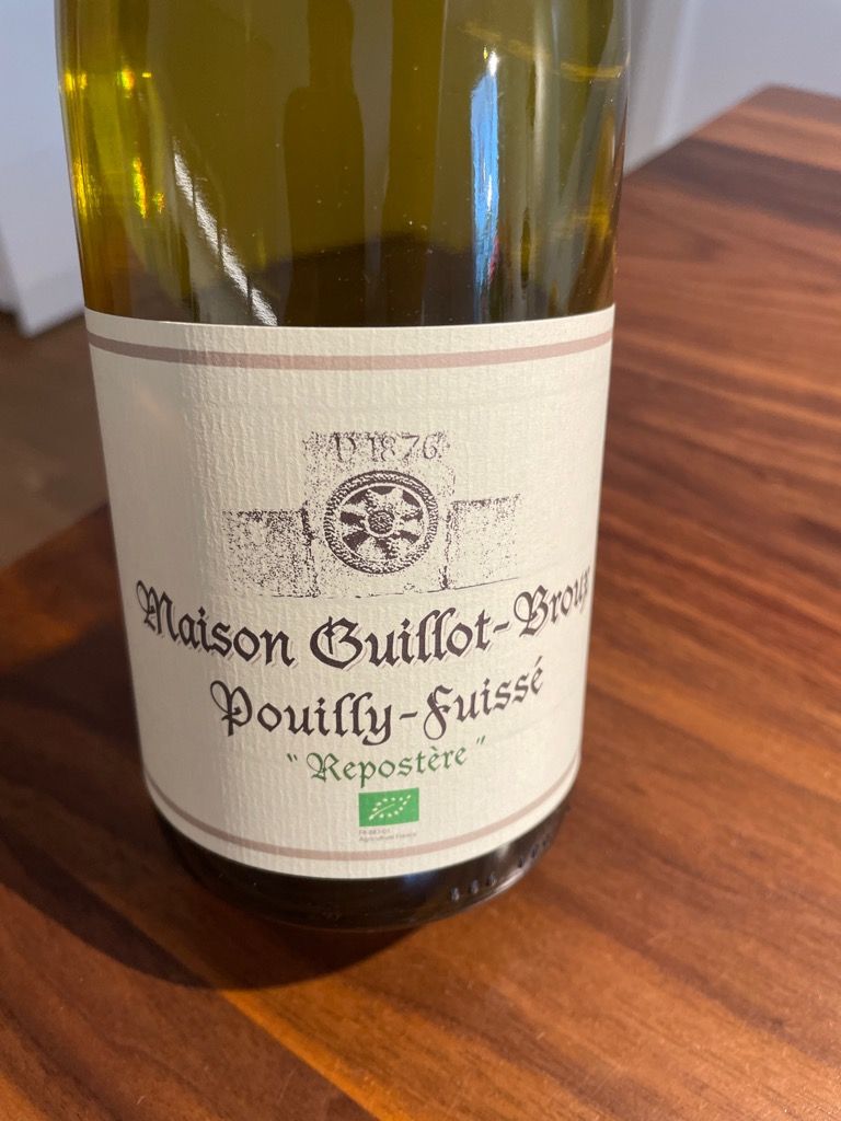 2020 Maison Guillot-Broux Pouilly-Fuissé Repostère, France, Burgundy ...