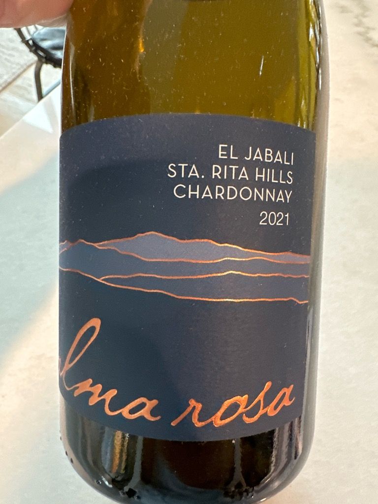 2021 Alma Rosa Chardonnay El Jabali Vineyard, USA, California, Central ...