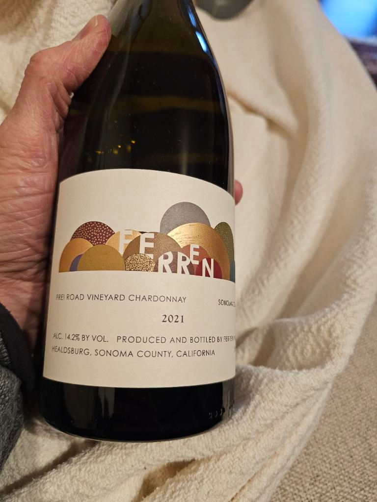 2021 Ferren Wines Chardonnay Frei Road Vineyard, USA, California ...