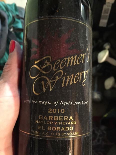 2010 Beemers Barbera, USA, California, Sierra Foothills, El Dorado ...