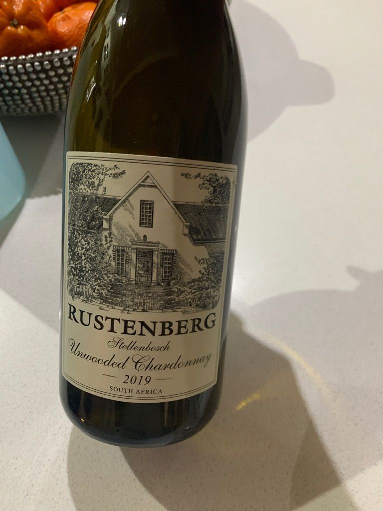 2020 Rustenberg Unwooded Chardonnay, South Africa, Coastal Region ...