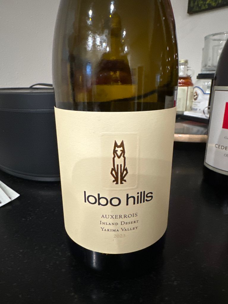 2023 Lobo Hills Auxerrois Inland Desert, USA, Washington, Columbia ...