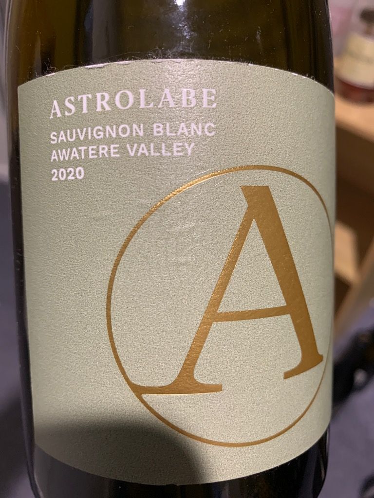 2019 Astrolabe Wines Sauvignon Blanc Awatere Valley, New Zealand, South ...