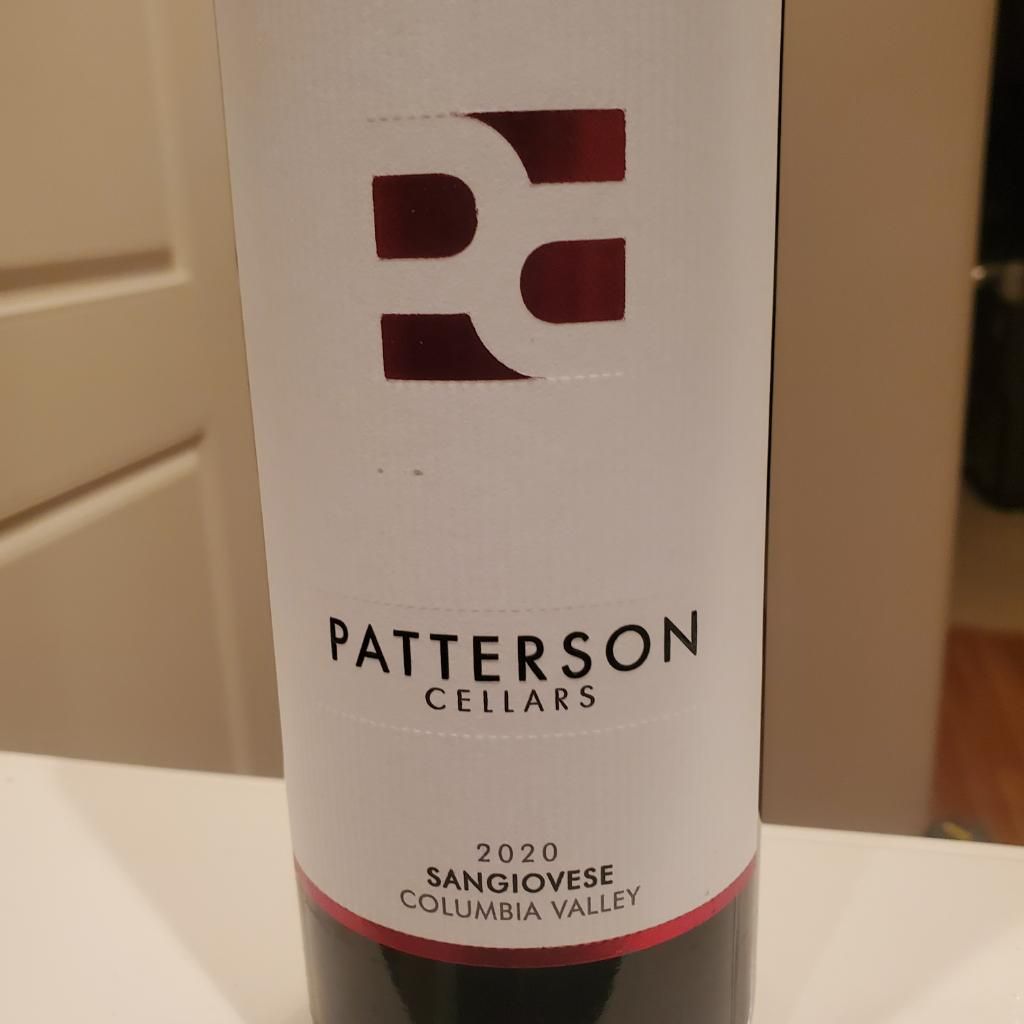 2020 Patterson Cellars Sangiovese, USA, Washington, Columbia Valley ...