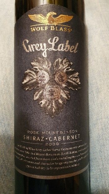 2021 Wolf Blass Grey Label Cabernet Shiraz, Australia, South Australia - CellarTracker