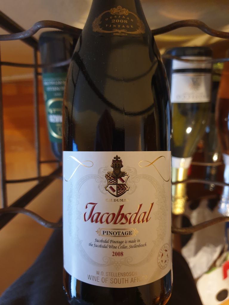 2008 Jacobsdal Pinotage, South Africa, Coastal Region, Stellenbosch ...