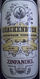 2011 Rutherford Grove Zinfandel Quackenbush Mountain Vineyards, USA ...
