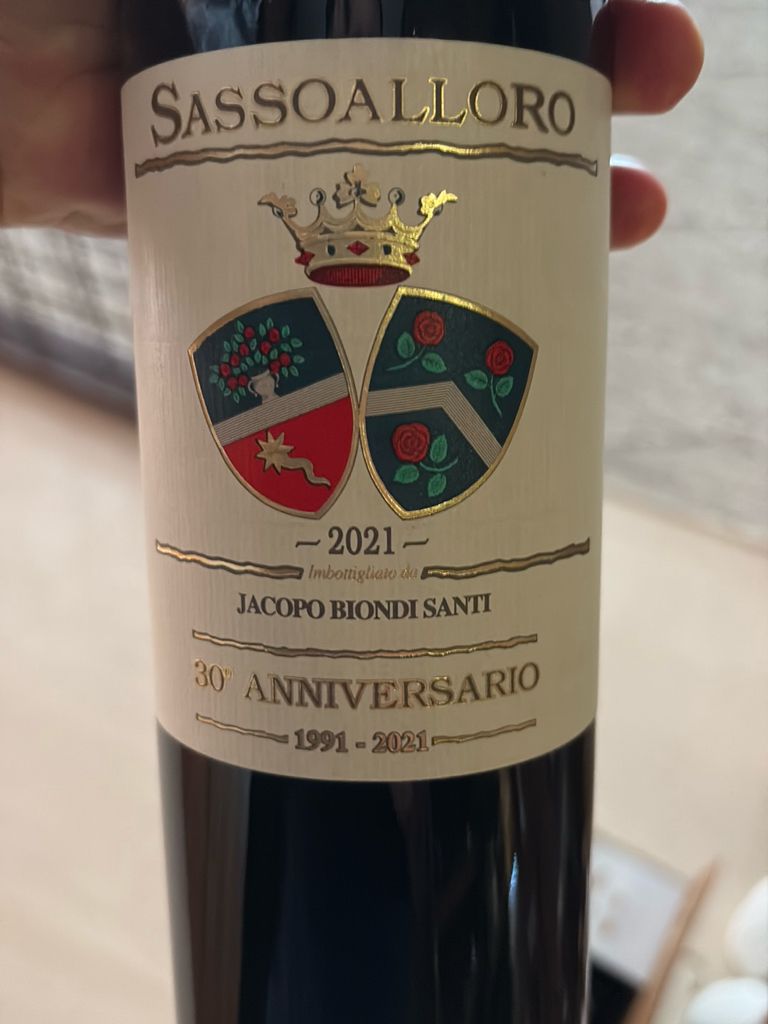 2019 Jacopo Biondi-Santi Castello di Montepò Sassoalloro, Italy, Tuscany, Toscana IGT ...