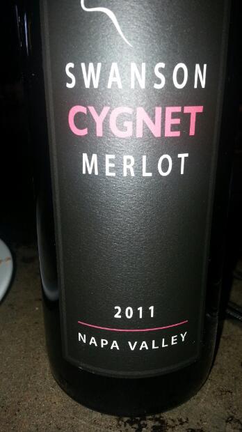 2011 Cygnet Merlot Swanson Vineyards, USA, California, Napa Valley ...
