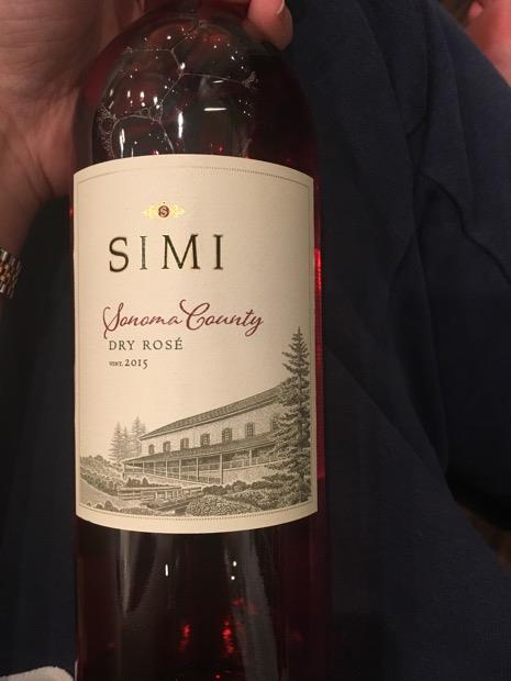 2015 Simi Dry Rosé, USA, California, Sonoma County - CellarTracker
