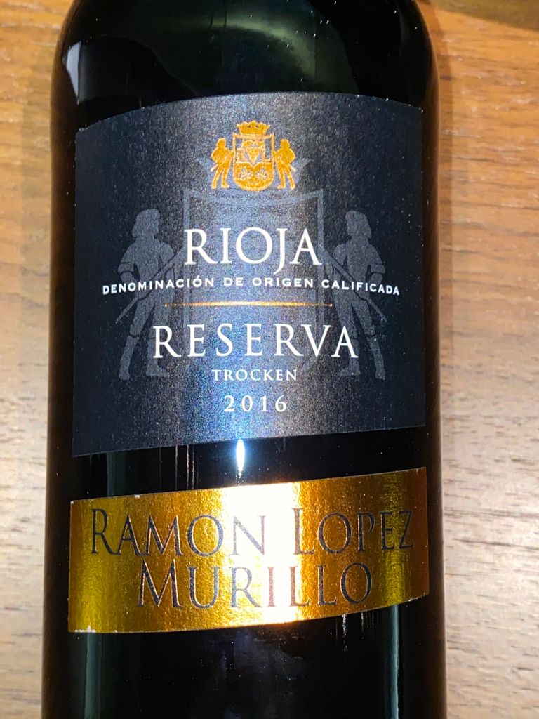 2016 Criadores de Rioja Rioja Ramon Lopez Murillo - Reserva, Spain, La ...
