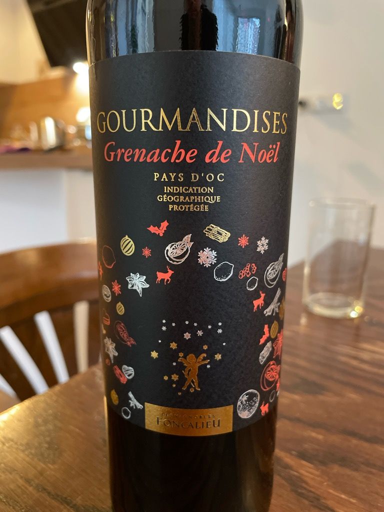 2022 Les Vignobles Foncalieu Gourmandises Grenache de Noël, France, Vin ...