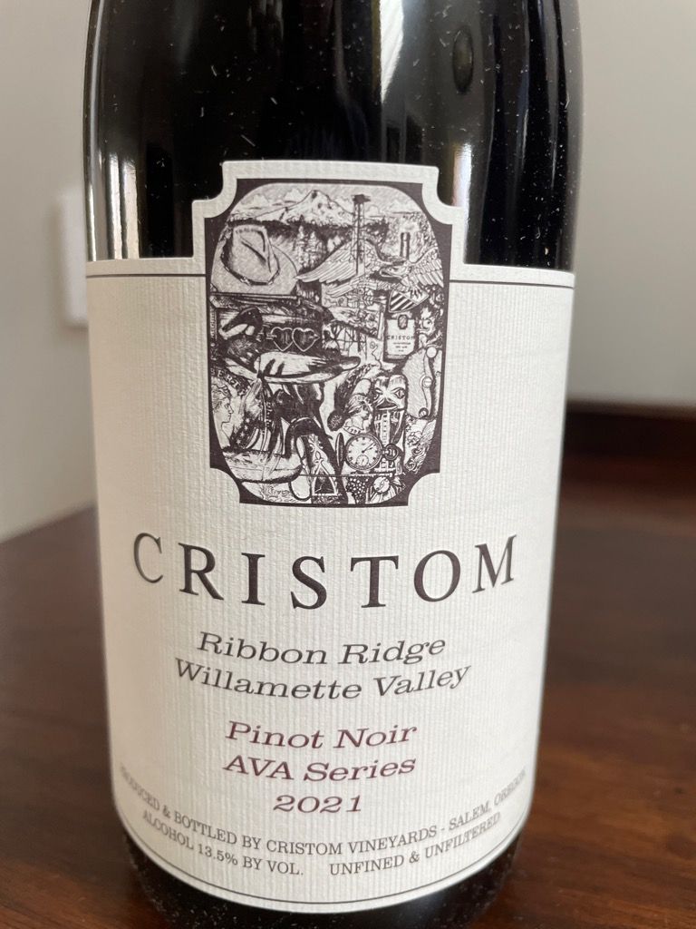 2021 Cristom Pinot Noir AVA Series, Ribbon Ridge, USA, Oregon ...