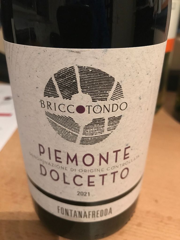 2021 Fontanafredda Dolcetto Briccotondo, Italy, Piedmont, Langhe ...