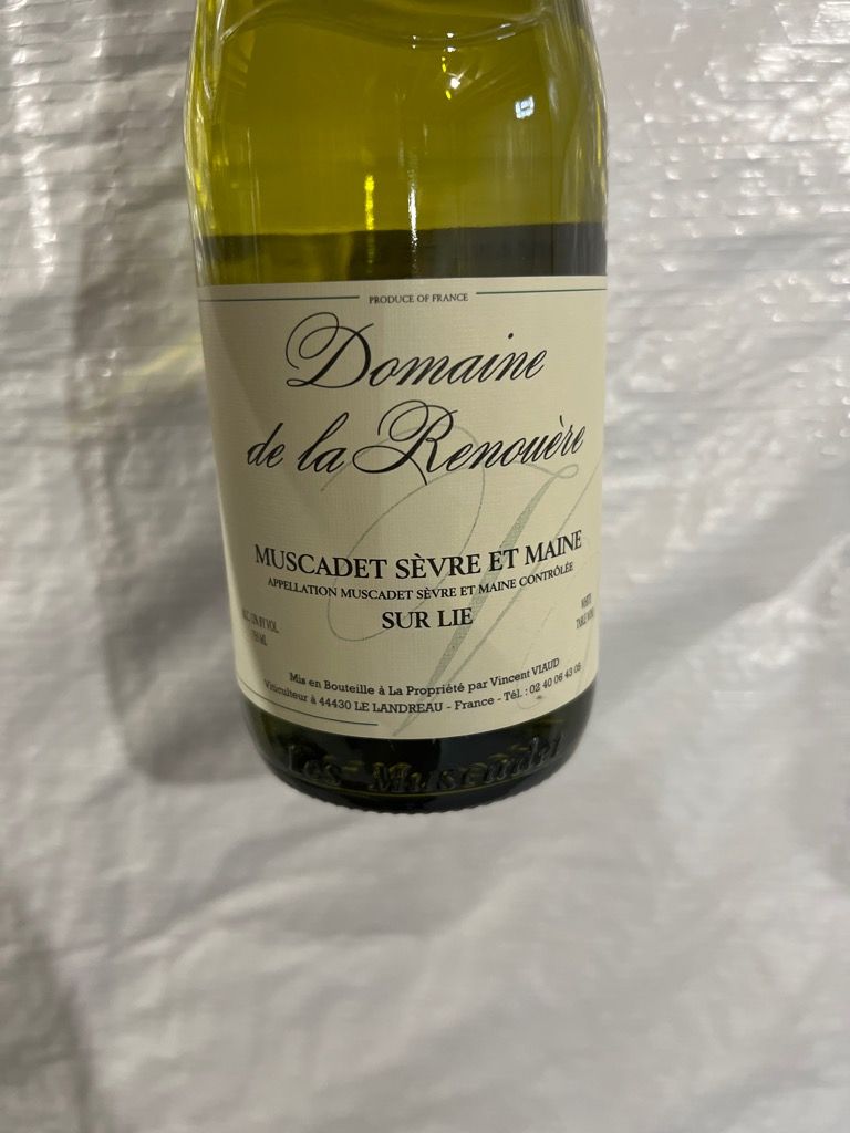 2003 Domaine de la Renouere Muscadet de Sèvre-et-Maine sur lie, France ...