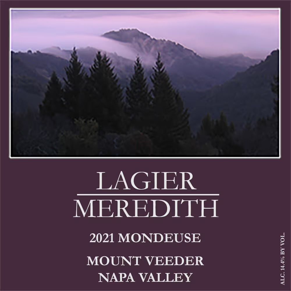 2021 Lagier Meredith Mondeuse, USA, California, Napa Valley, Mt. Veeder ...