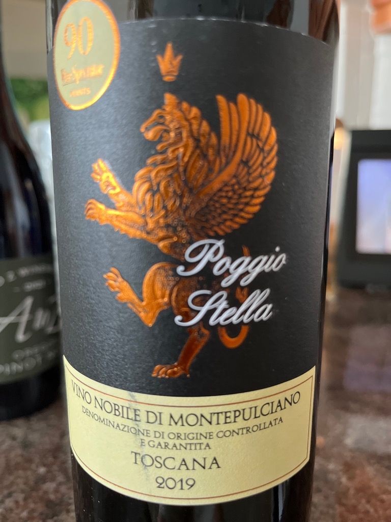 2019 Poggio Stella Vino Nobile di Montepulciano, Italy, Tuscany ...