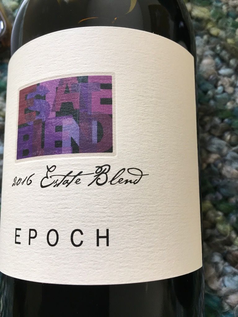 2016 Epoch Estate Wines Estate Blend, USA, California, Central Coast ...
