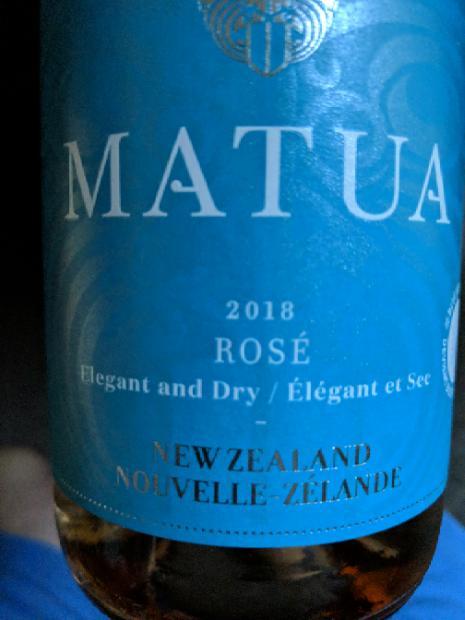 2018 Matua Pinot Noir Rosé, New Zealand, South Island, Marlborough ...