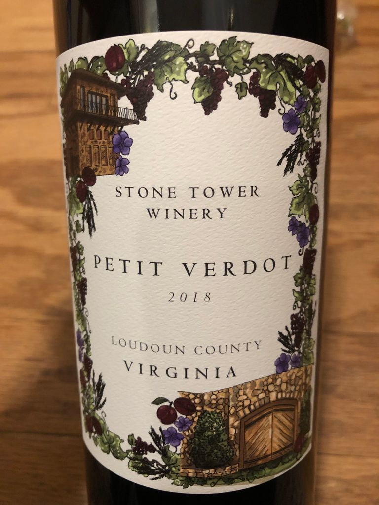 2019 Stone Tower Winery Petit Verdot, USA, Virginia, Northern Virginia ...