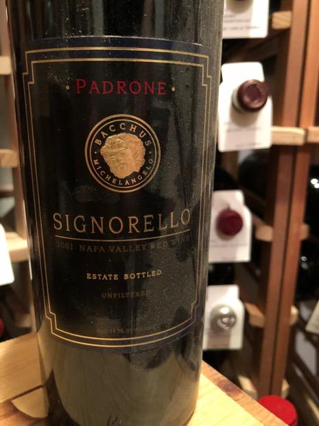 2001 Signorello Estate Padrone, USA, California, Napa Valley ...