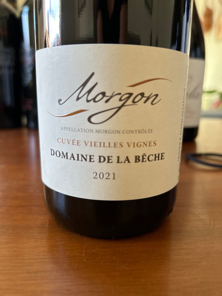 2021 Domaine De La Beche Morgon Cuvée Vieilles Vignes, France, Burgundy, Beaujolais, Morgon ...