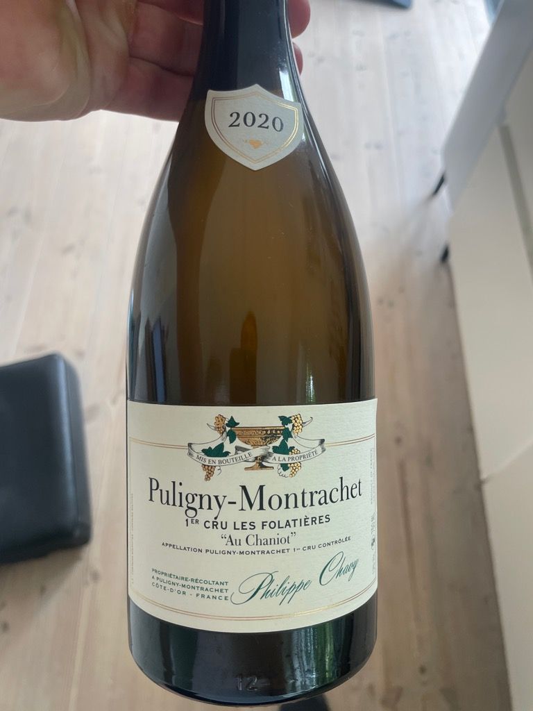 2020 Philippe Chavy Puligny-Montrachet 1er Cru Les Folatières Au ...