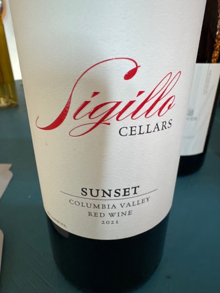 2021 Sigillo Cellars Sunset, USA, Washington, Columbia Valley - CellarTracker