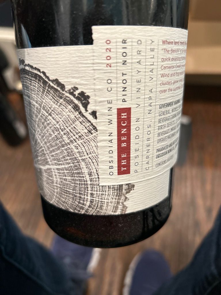 2020 Poseidon Vineyard Pinot Noir The Bench, USA, California, Napa ...