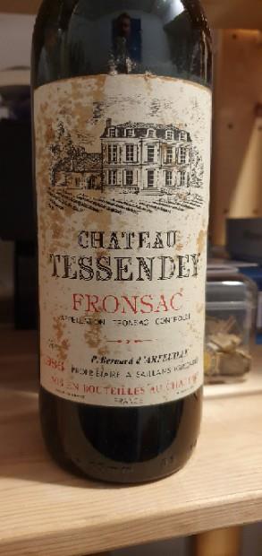 1975 Château Tessendey Fronsac, France, Bordeaux, Libournais, Fronsac ...