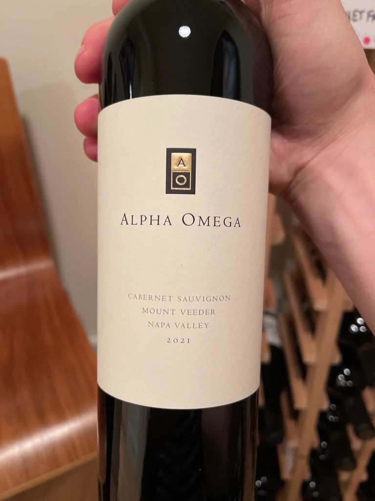 2021 Alpha Omega Cabernet Sauvignon Sunshine Valley, USA, California ...