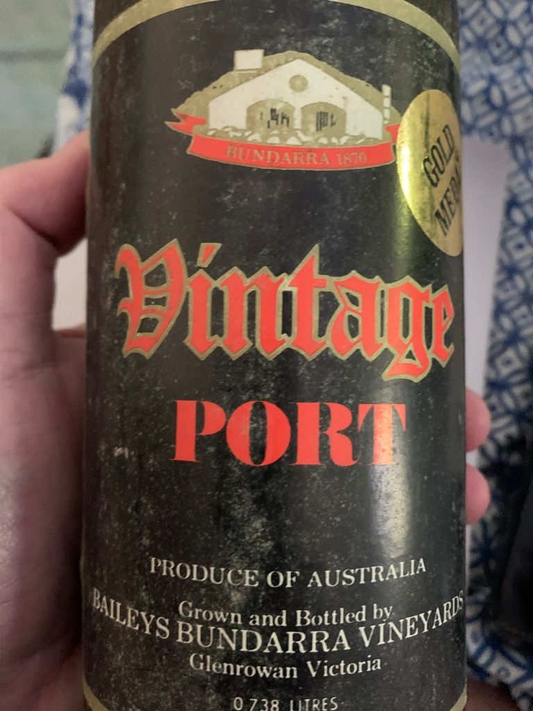 1978 Baileys of Glenrowan Shiraz Bundarra Bin 32 Hermitage Port ...