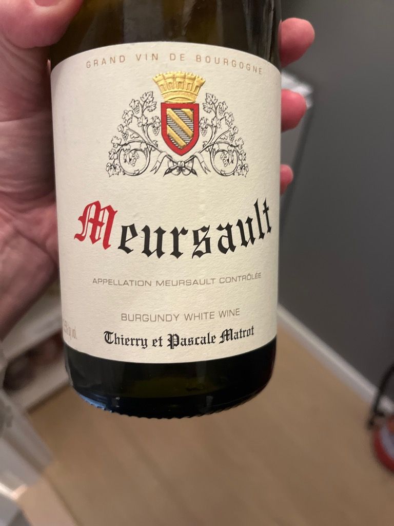 2022 Domaine Matrot Meursault, France, Burgundy, Côte de Beaune ...