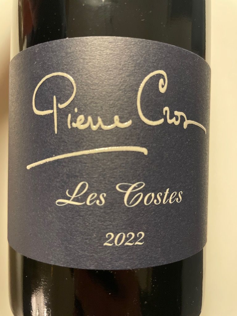 2022 Domaine Pierre Cros Minervois Les Costes Rouge, France, Languedoc ...