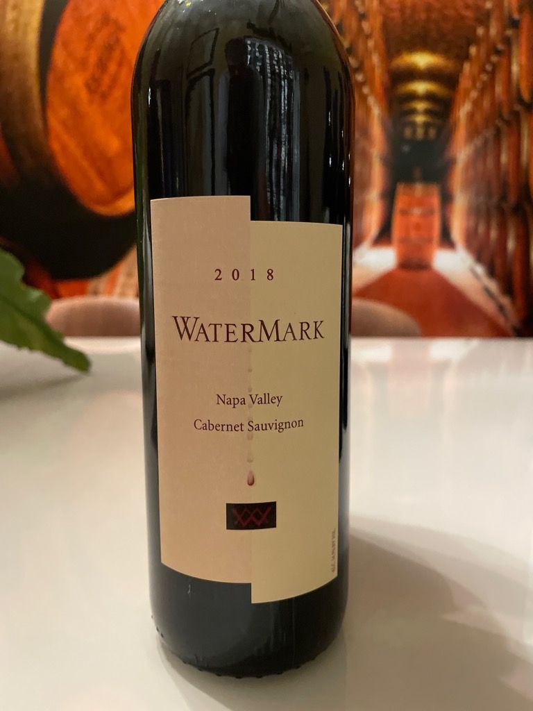 2018 WaterMark Cabernet Sauvignon Napa Valley, USA, California, Napa ...