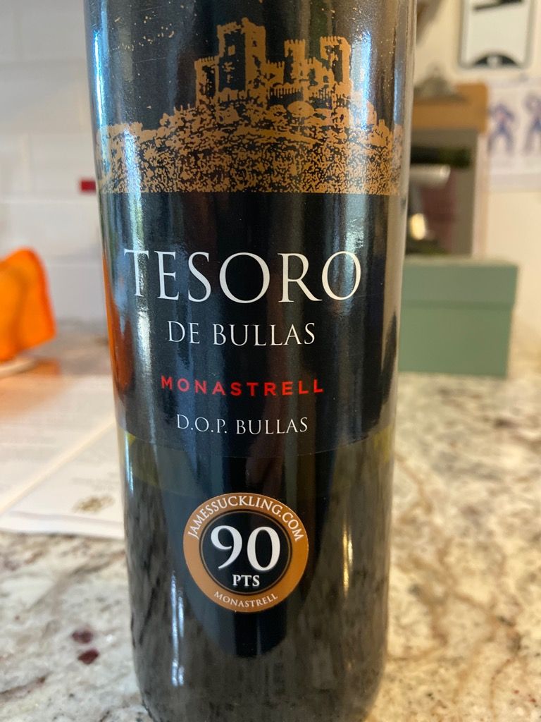 2019 Tesoro de Rosario Monastrell Bullas, Spain, Murcia, Bullas ...