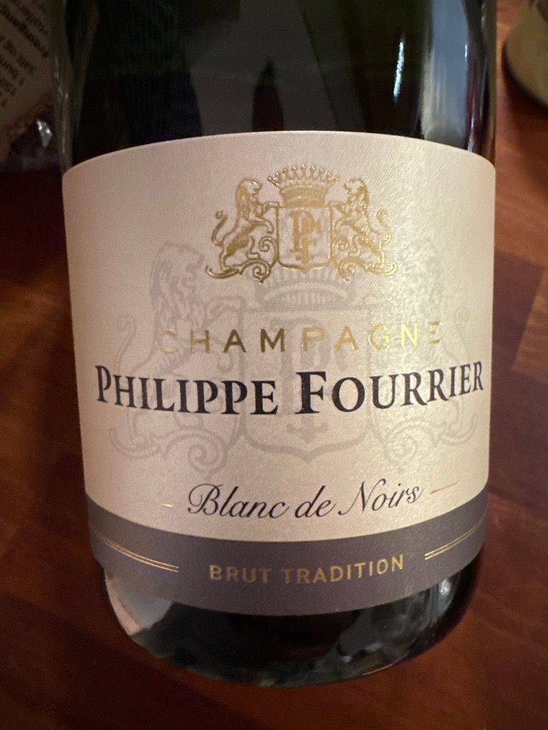 NV Philippe Fourrier Champagne Blanc de Noirs Brut Tradition, France ...