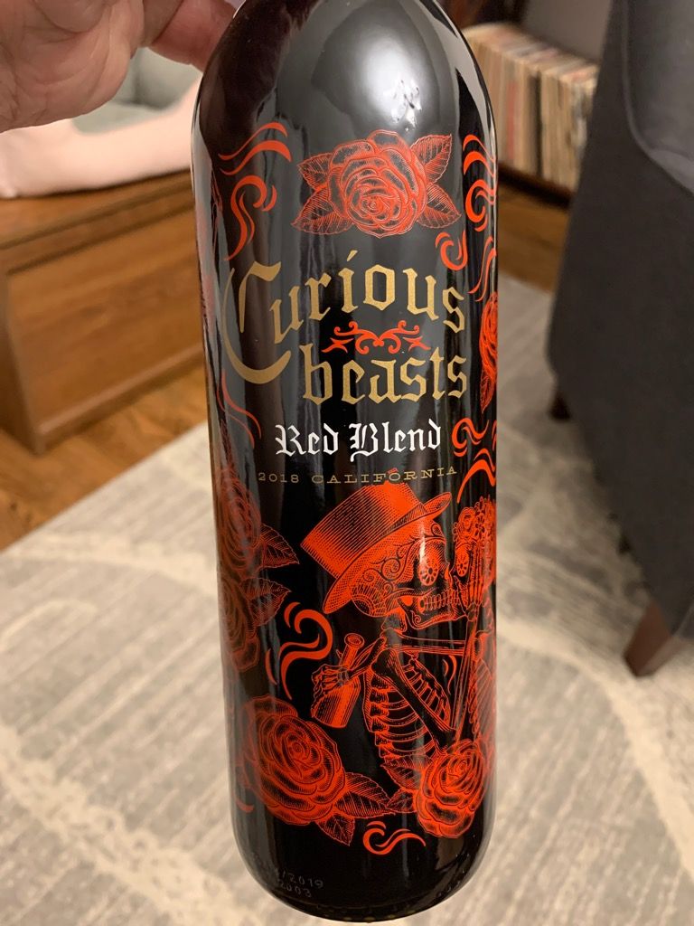 2020 Curious Beasts Wines Red Wine, USA, California - CellarTracker