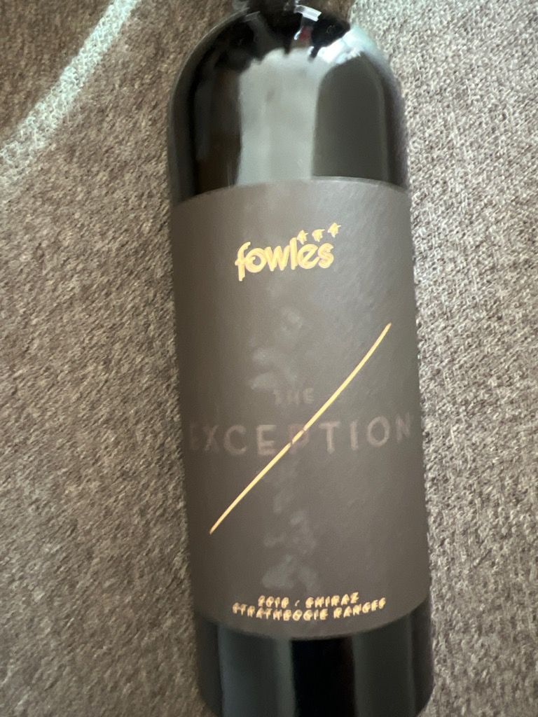2018 Fowles Wine / Plunkett Fowles Shiraz The Exception, Australia, Victoria, Strathbogie Ranges ...