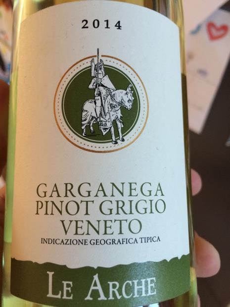 2014 Le Arche Delle Venezie Pinot Grigio/Garganega, Italy, Delle ...