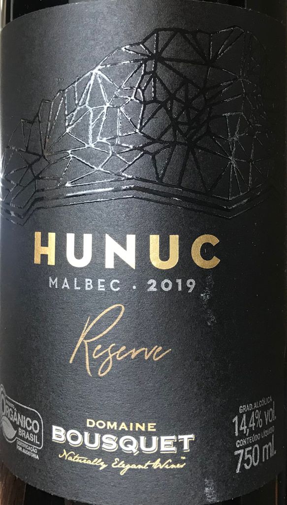 2020 Domaine Bousquet Malbec Hunuc, Argentina, Mendoza - CellarTracker