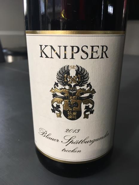 2013 Knipser Blauer Spätburgunder trocken, Germany, Pfalz - CellarTracker