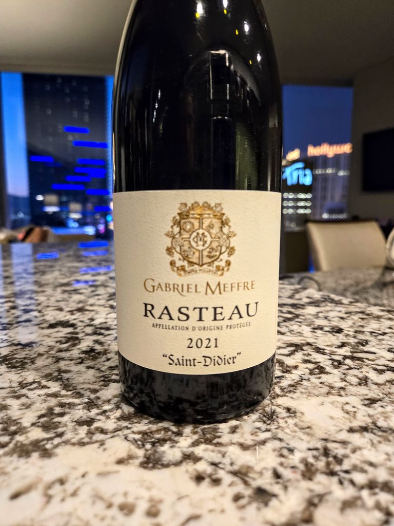 2021 Gabriel Meffre Rasteau Saint-Didier, France, Rhône, Southern Rhône ...