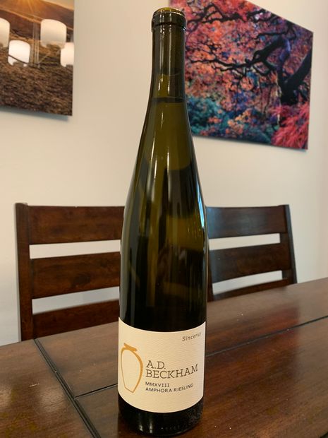 2018 Beckham Estate Vineyard Riesling "Sincerus", USA, Oregon ...