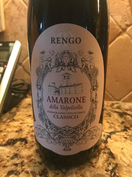 2014 Rengo Amarone della Valpolicella Classico, Italy, Veneto ...