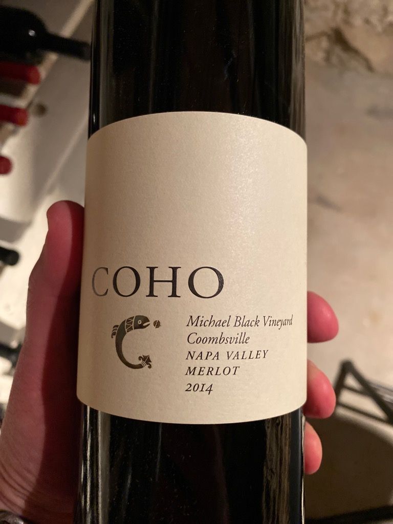 2014 Coho Merlot Michael Black Vineyard, USA, California, Napa Valley ...