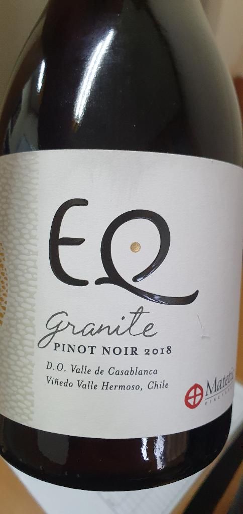 2018 Matetic Vineyards Pinot Noir EQ Granite Valle Hermoso, Chile ...